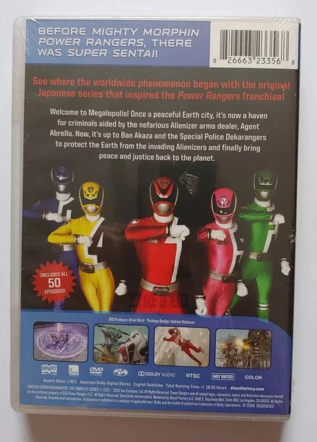TOKUSOU SENTAI DEKARANGER: Complete Series DVD Power Rangers Super Sentai EUR 40,77 - PicClick IT