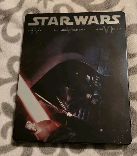 STAR WARS - The Original Trilogy (Box Set) (Blu-ray, 2013) Steelbook £ ...