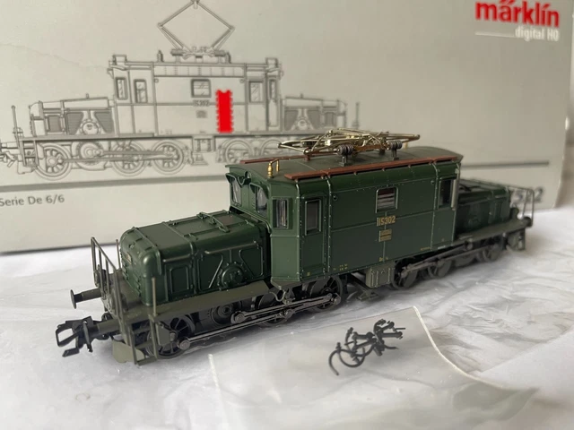 MÄRKLIN HO 37522 SBB De6/6 Seetal Krokodil grün, digital, OVP EUR 215,00 - PicClick DE
