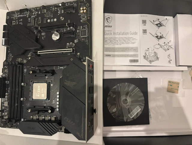 MSI MPG B550 GAMING PLUS, AM4, AMD (7C56-003R) Motherboard with box. £77.09 - PicClick UK