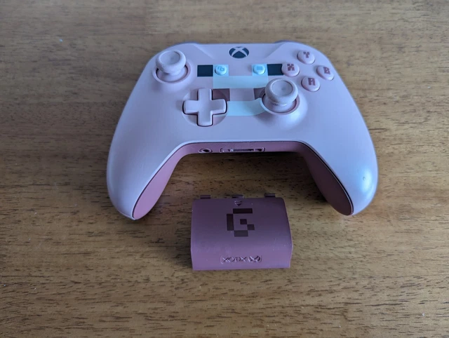 FAULTY LEFT STICK Microsoft Minecraft Pig Wireless Controller for Xbox ...
