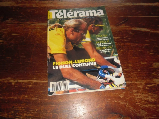 A VOIR ! ANCIEN programme TV n° 2067 " TELERAMA " 1989 EUR 5,60 ...
