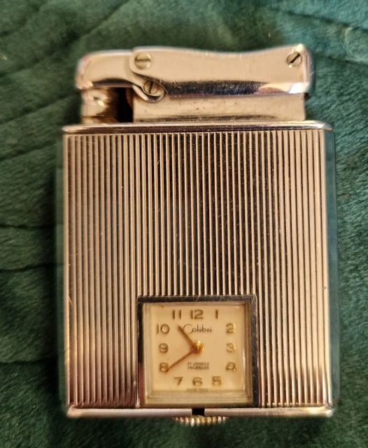 COLIBRI MONOPOL Rare Vintage Cigarette Lighter With Clock £156.00 ...