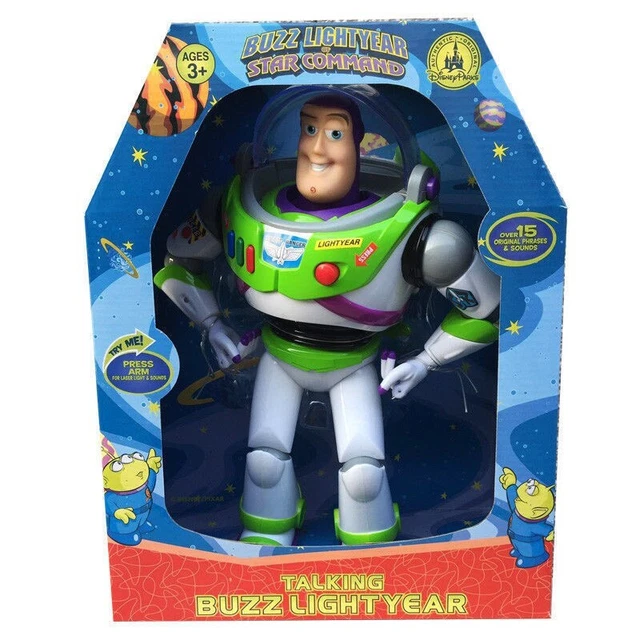 TOY STORY TALKING Buzz Lightyear Star Command Action Figures Sound ...