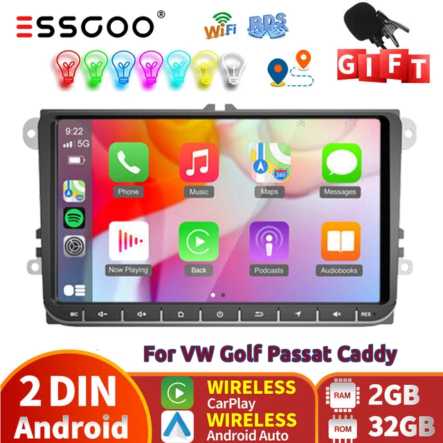 9& ANDROID 13 For VW Golf MK5 MK6 Jetta Car Stereo Radio GPS WiFi Apple CarPlay $162.99 ...