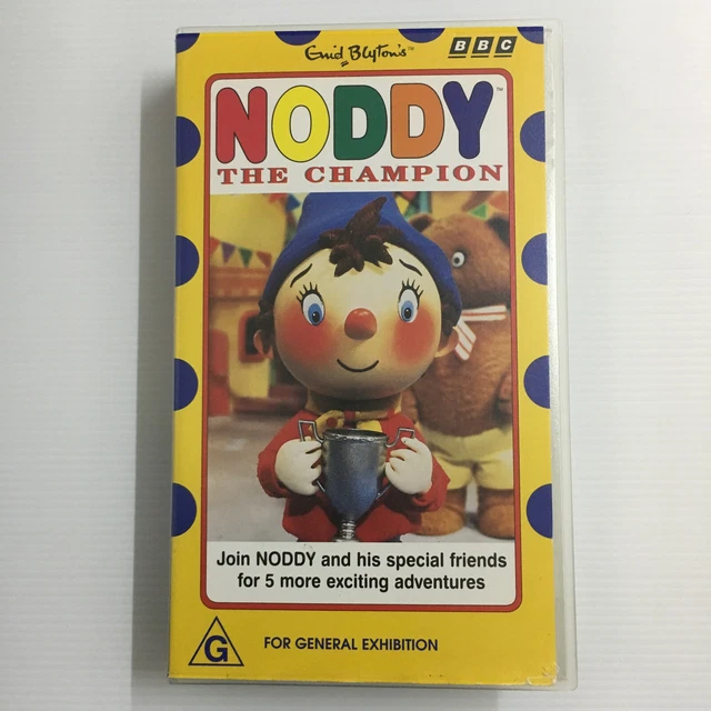 NODDY THE CHAMPION. VHS Video Tape Enid Blyton Big Ears BBC ABC Kids ...
