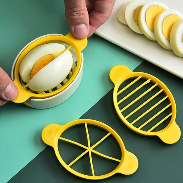 3 IN 1 Eggs Slicer Eggs Hard Boiled Cutter Multifunctional Kitchen ...