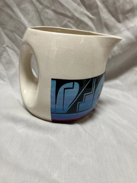 GINA D BARON Ute Mountain Pottery Pitcher Custom Piece 1986 #E-B Ombré ...