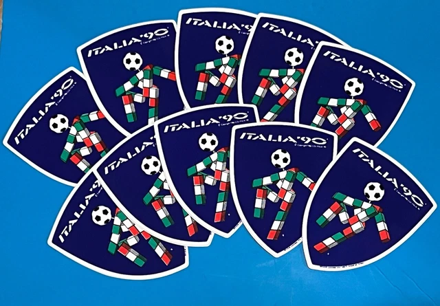 ADESIVI VINTAGE STICKERS / Italia '90 / Campionati Mondiali Di Calcio ...