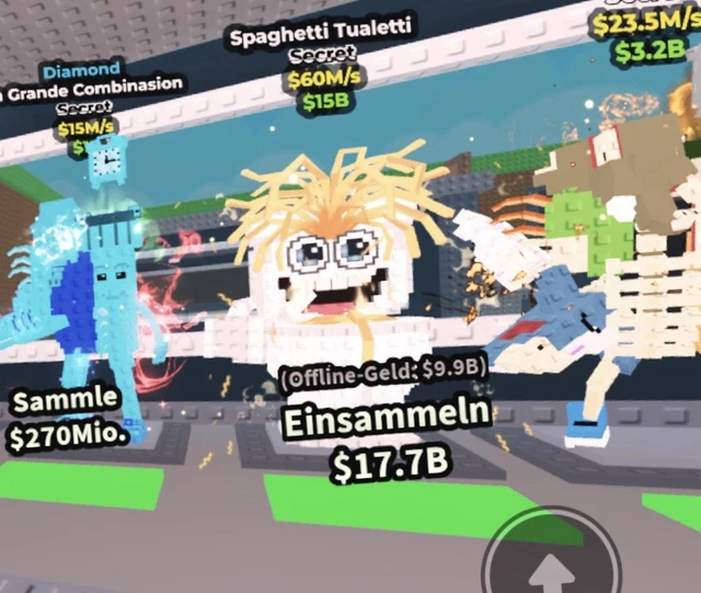 SPAGHETTI TUALETTI STEAL a Brainrot Secret Toilette selten EUR 24,99 ...