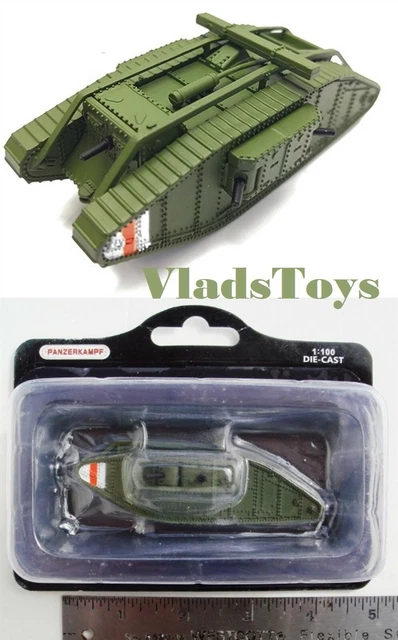 PANZERKAMPF 1/100 SCALE WWI Mark IV Tank (Female) British Army PZK ...