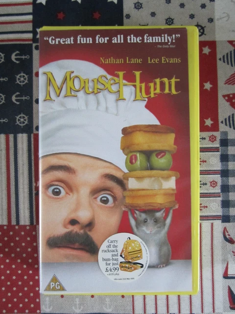 MOUSE HUNT 1998 Film Starring Lee Evans Vhs Video Tape Uk Pal Format ...