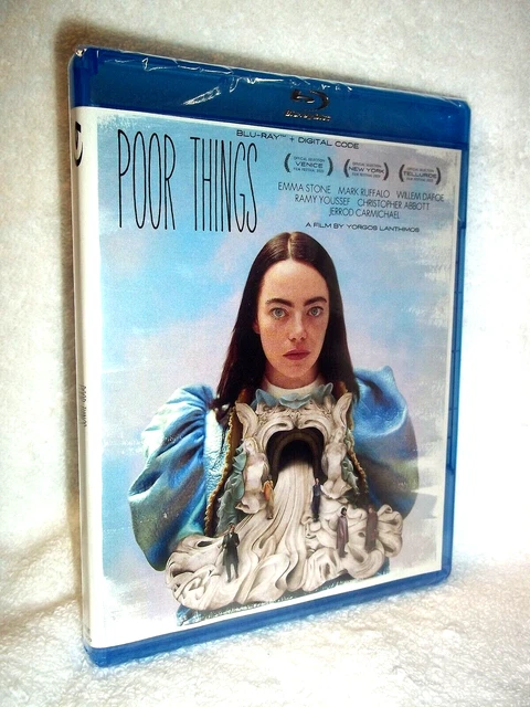 POOR THINGS (BLU-RAY, 2024) NEUF Emma Stone Mark Ruffalo Willem Dafoe ...