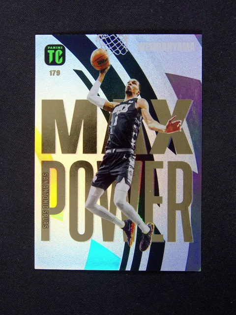 2023-24 PANINI TOP Class Victor Wembanyama #179 RC Rookie Max Power EUR ...