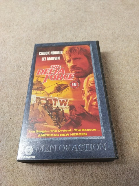 THE DELTA FORCE VHS, Chuck Norris, Lee Marvin, Men Of Action 1986 £9.99 ...