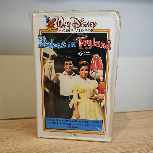 BABES IN TOYLAND (Clamshell Vhs Video) very rare (Walt Disney) TESTED ...