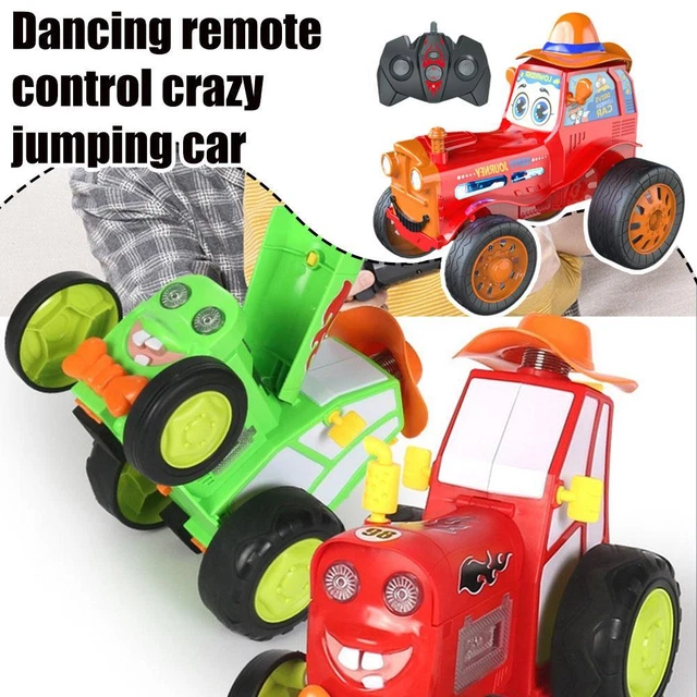 CRAZY JUMPING CAR Toy Rechargeable with LED Lights for Boys Girls Hot £ ...