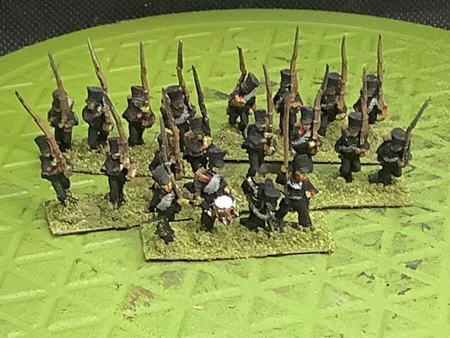 15MM PAINTED NAPOLEONIC Prussian Corps De Lutzow Infantry Battalion (20 ...