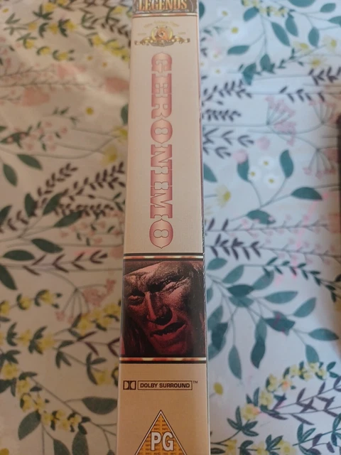 GERONIMO - WESTERN legends VHS Video Chuck Connors EXCELLENT CONDITION ...