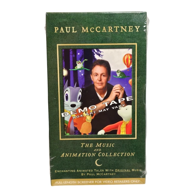 PAUL MCCARTNEY MUSIC and Animation Collection VHS Tape Sealed Full ...