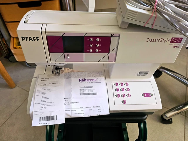 PFAFF 2027 CLASSIC Style Quilt Nähmaschine mit IDT inkl. Zubehör ...