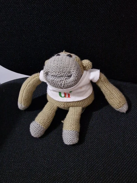 PG TIPS TEA Chimp Monkey 5" Knitted Soft Toy with T-Shirt £8.65 ...