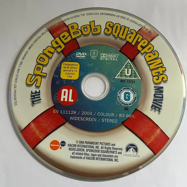 THE SPONGEBOB SQUAREPANTS MOVIE - Genuine UK Release Disc only £0.99 ...
