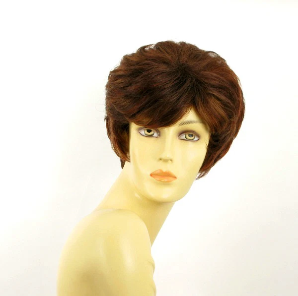 SHORT WIG FOR women brown copper wick light blond and red ref: 33h dana ...