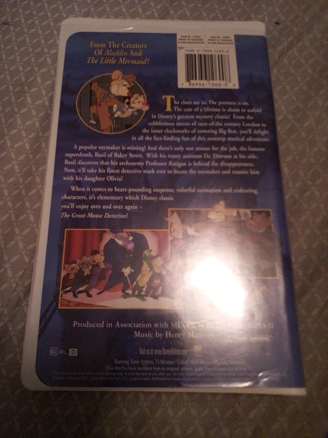 WALT DISNEY IL grande topo film detective VHS EUR 5,65 - PicClick IT