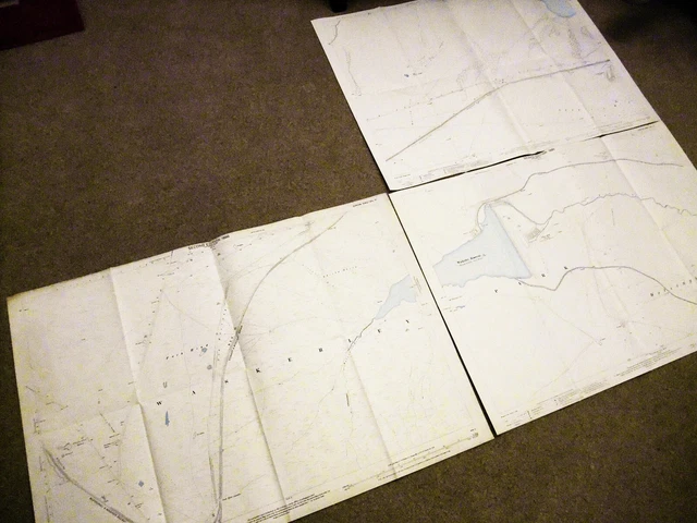 DURHAM OLD MAP plan history genealogy Skaylock Hill Waskerley Reservoir ...