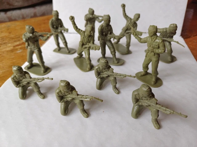 PLASTIC 1960/70S TOY soldiers 1/32 Airfix WW2 British Beret ...