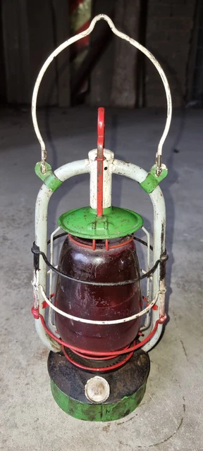 BAT 2850 FLEDERMAUS Lampe Sturmlampe Petroleum Laterne D.R. Patent EUR ...