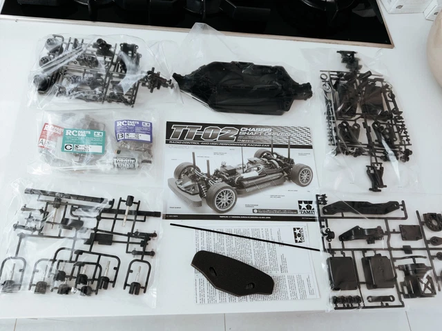 TAMIYA TT-02 TT02 Chassis Torque Tuned Motor Instruction Manual £69.99 ...
