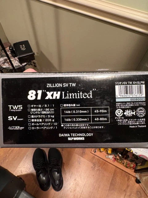 DAIWA SLP WORKS SV TW 81 XH LIMITED BAITCASTER £315.73 - PicClick UK