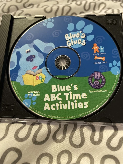 BLUE'S CLUES: BLUE'S ABC Time Activities Jewel Case (Windows/Mac, 2000 ...