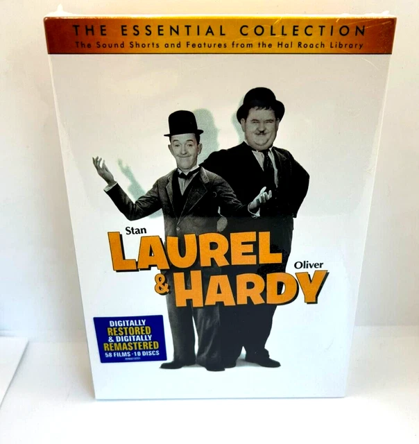 DVD LAUREL & Hardy Essential Collection 10-Disc Box Set Shorts ...