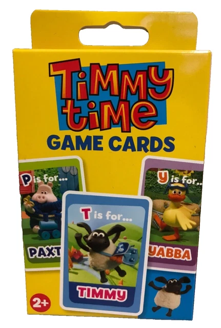 TIMMY TIME GAME Playing Cards - Snap, Pairs, Learn Your Letters £7.99 ...