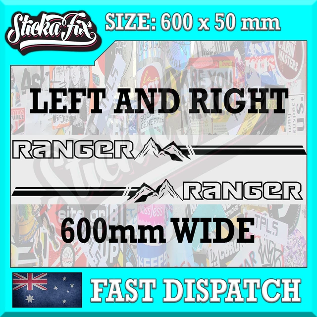 RANGER 4X4 CAR vinyl STICKER funny DECAL 4WD JDM Ute Truck Drift EUR 12 ...