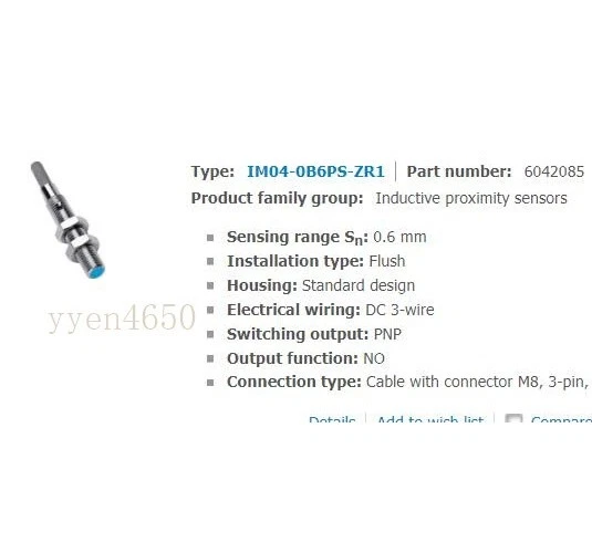 ORIGINAL IM04-0B6PS-ZR1 IM040B6PSZR1 #cv EUR 33,36 - PicClick DE
