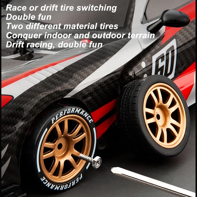 (1/16 HIGH SPEED RC Car Four Wheel Drive 2.4GHz Drifting RC Car For ...