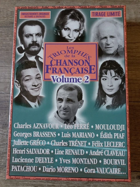 COFFRET LES TRIOMPHES De La Chanson Française De Légende - VOL 2 - 20cd ...
