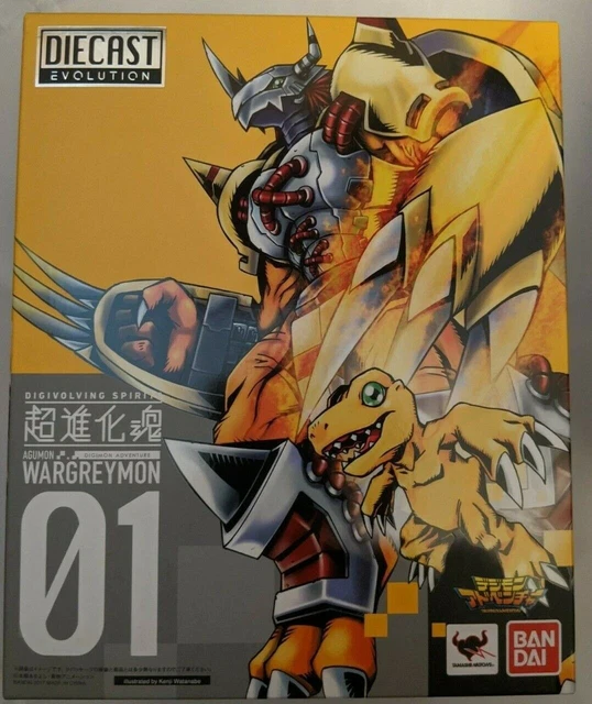 SUPER EVOLUTION SOUL Digivolving Spirits WarGreymon Agumon Digimon ...