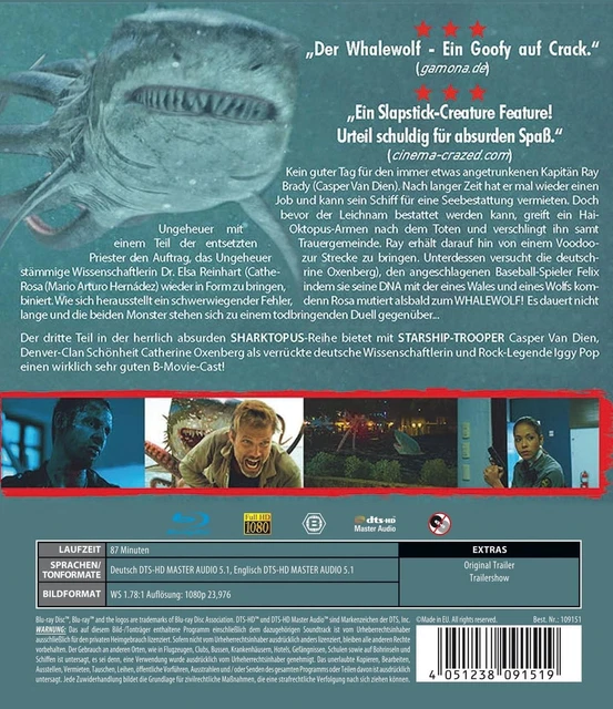 SHARKTOPUS VS WHALEWOLF - Uncut Edition (Best of Hai-Shocker) (Blu-ray ...