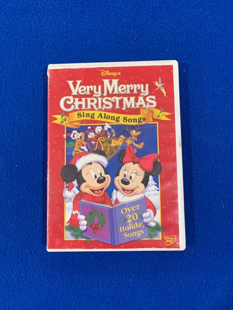 DISNEY'S SING ALONG Songs: Very Merry Christmas (DVD, 2002) (GOOD) $12. ...