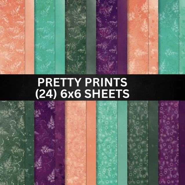 STAMPIN UP PRETTY PRINTS Designer Series Paper DSP - (24) 6x6 Sheets ...