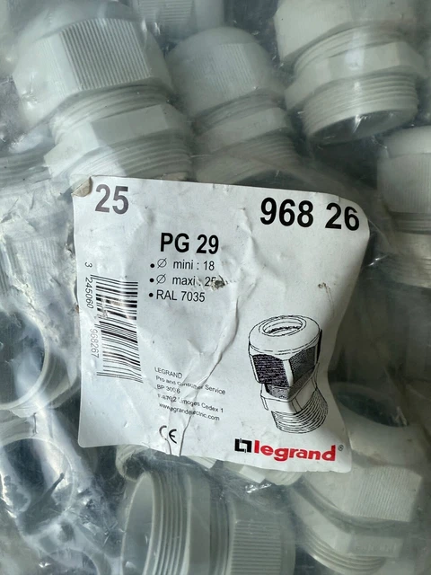 PRESSE-ÉTOUPE LEGRAND PG29 Ral7035 EUR 1,00 - PicClick FR