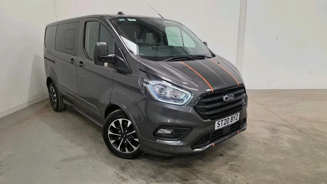 2020 FORD TRANSIT Custom 2.0 EcoBlue 185ps Low Roof D/Cab Sport Van ...