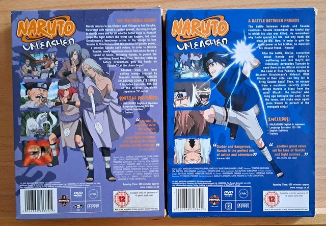 NARUTO UNLEASHED COMPLETE Series Five & Six Dvd Sets 52 Episodes On 12 ...