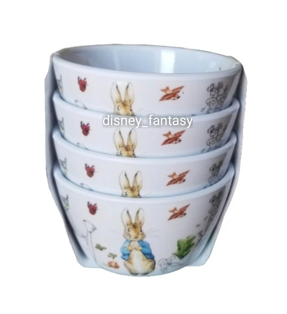 BEATRIX POTTER 2024 Peter Rabbit Melamine Mini Dessert Bowl Set 4 ...