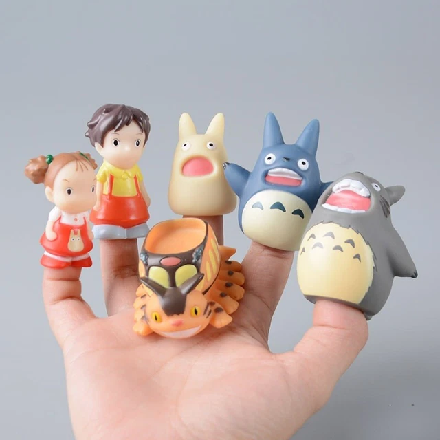 ORIGINAL STUDIO GHIBLI Finger Figure Set Totoro, Kiki, Howl New 14Pcs ...